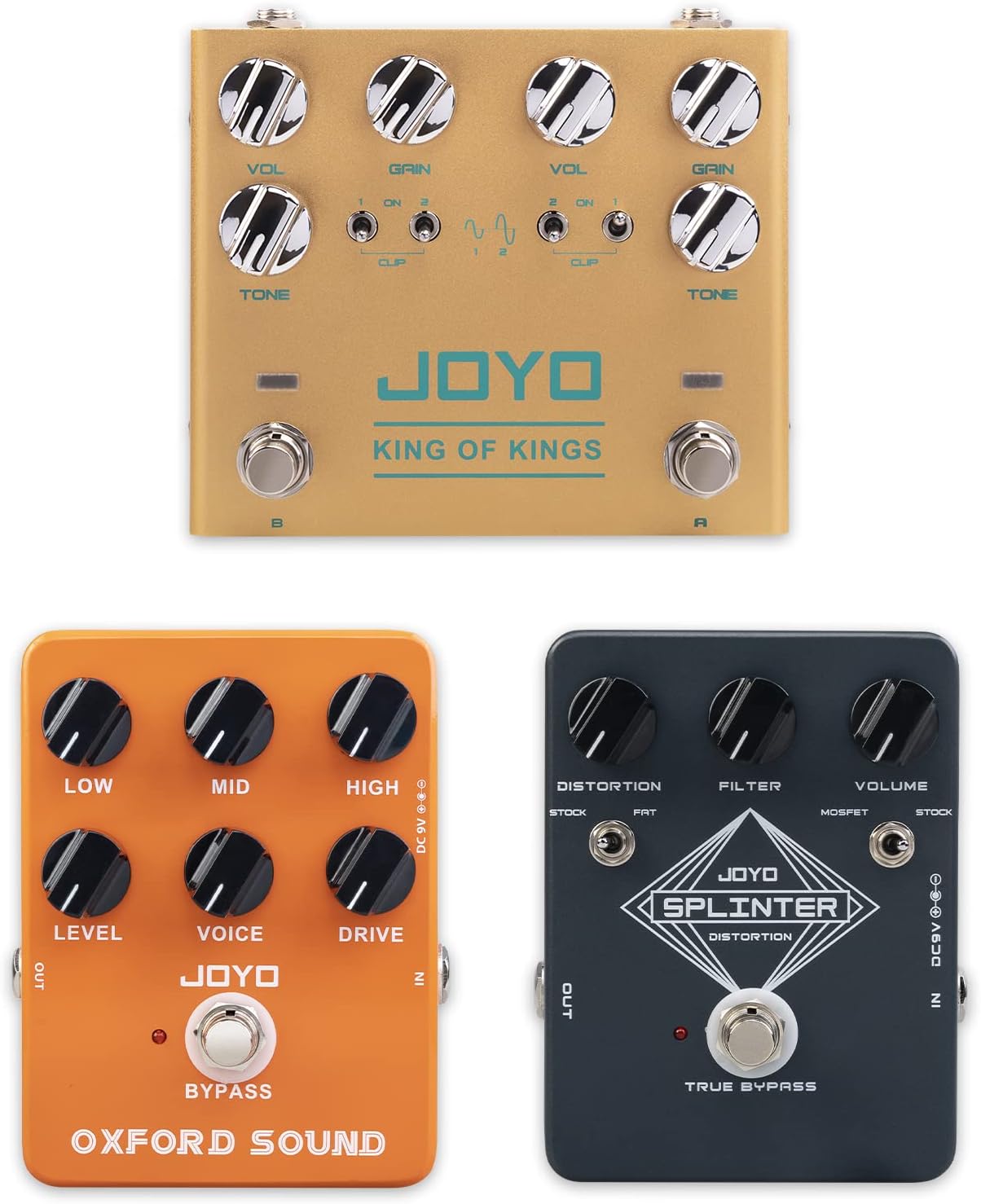 Amazon.com: JOYO JF-22 Amplifier Simulator Distortion Pedal, R-20 ...
