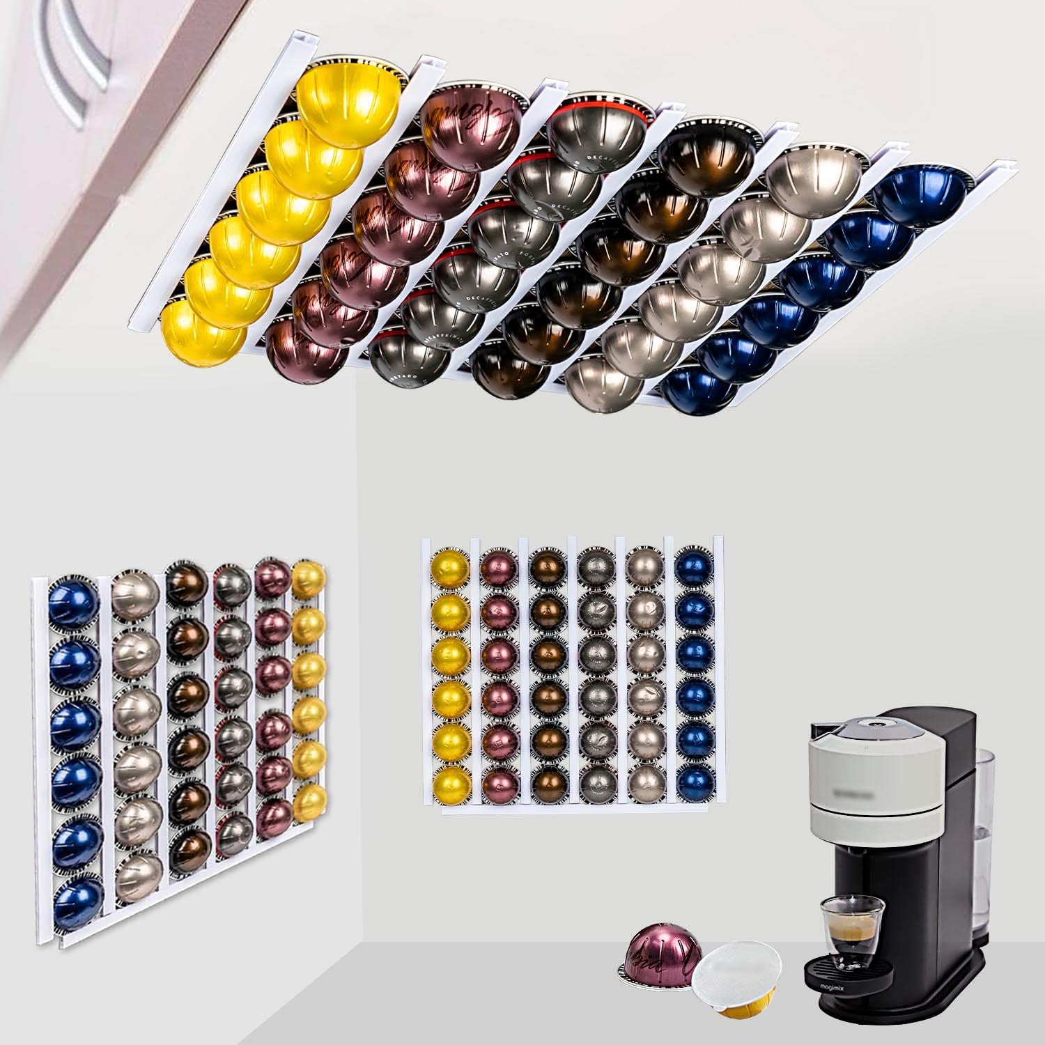 Amazon.com: Hemiola Coffee Pod Holder, Honeycomb Capsule Organizer ...