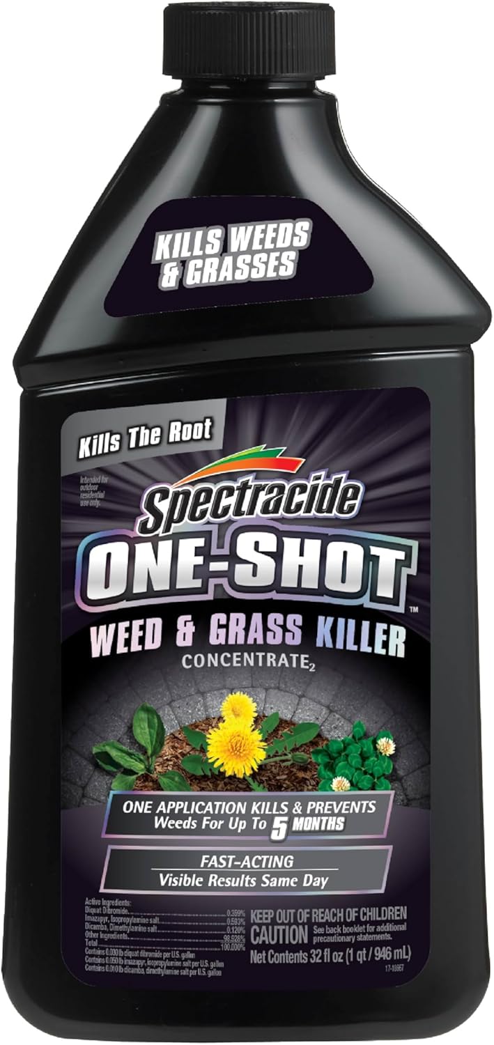 Amazon.com : Spectracide One-Shot Weed & Grass Killer, 32 Ounce ...