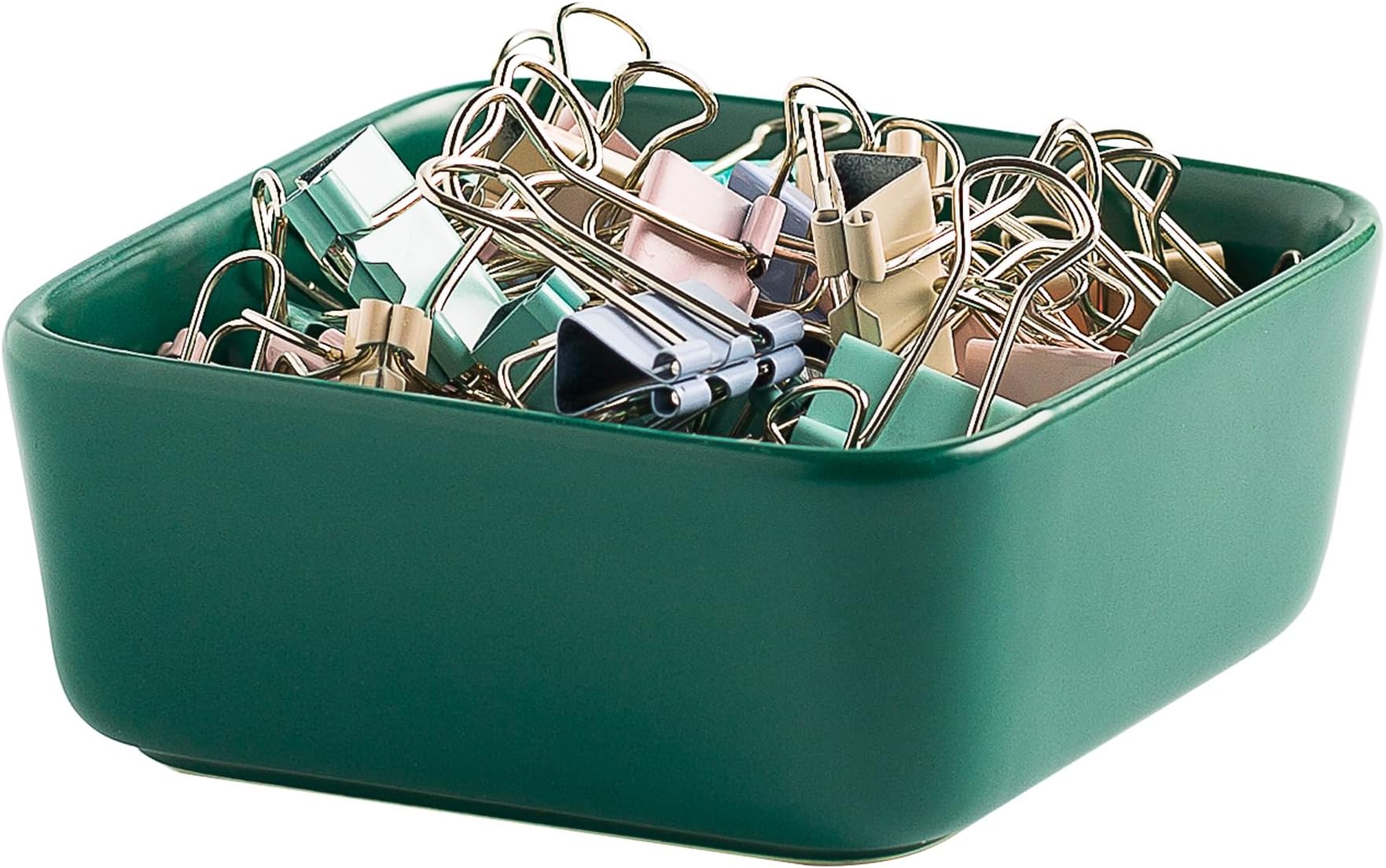 Amazon.com : Paper Clip Holder, Ceramic Paperclip Holders, Paper Clip ...