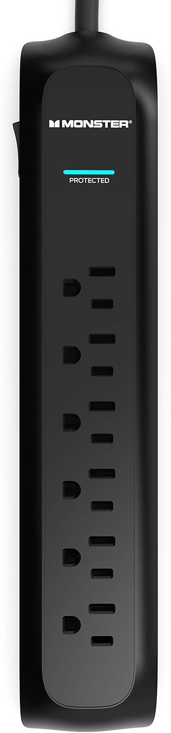 Amazon.com: Monster Power Strip Surge Protector - Heavy Duty Protection ...