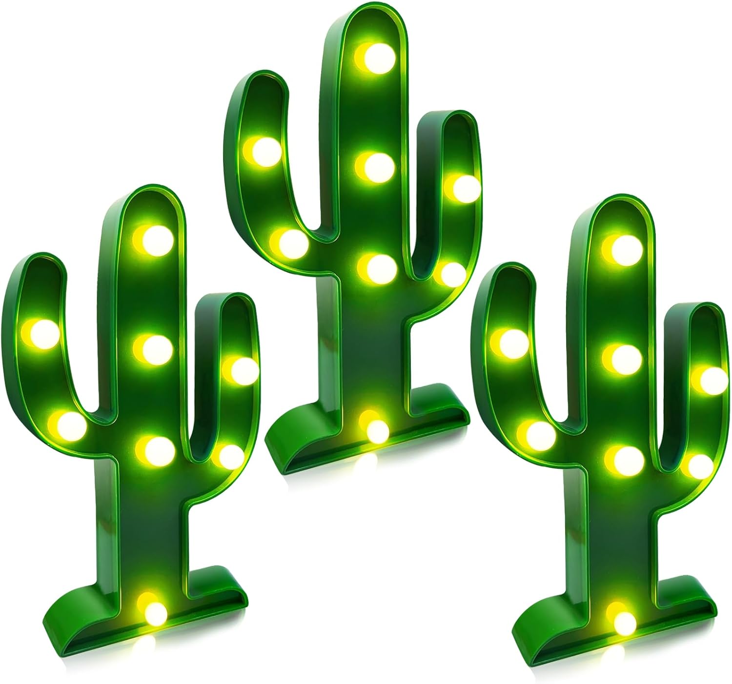 Amazon.com: Extra Large - 3 Pack LED Cactus Light Cinco de Mayo ...