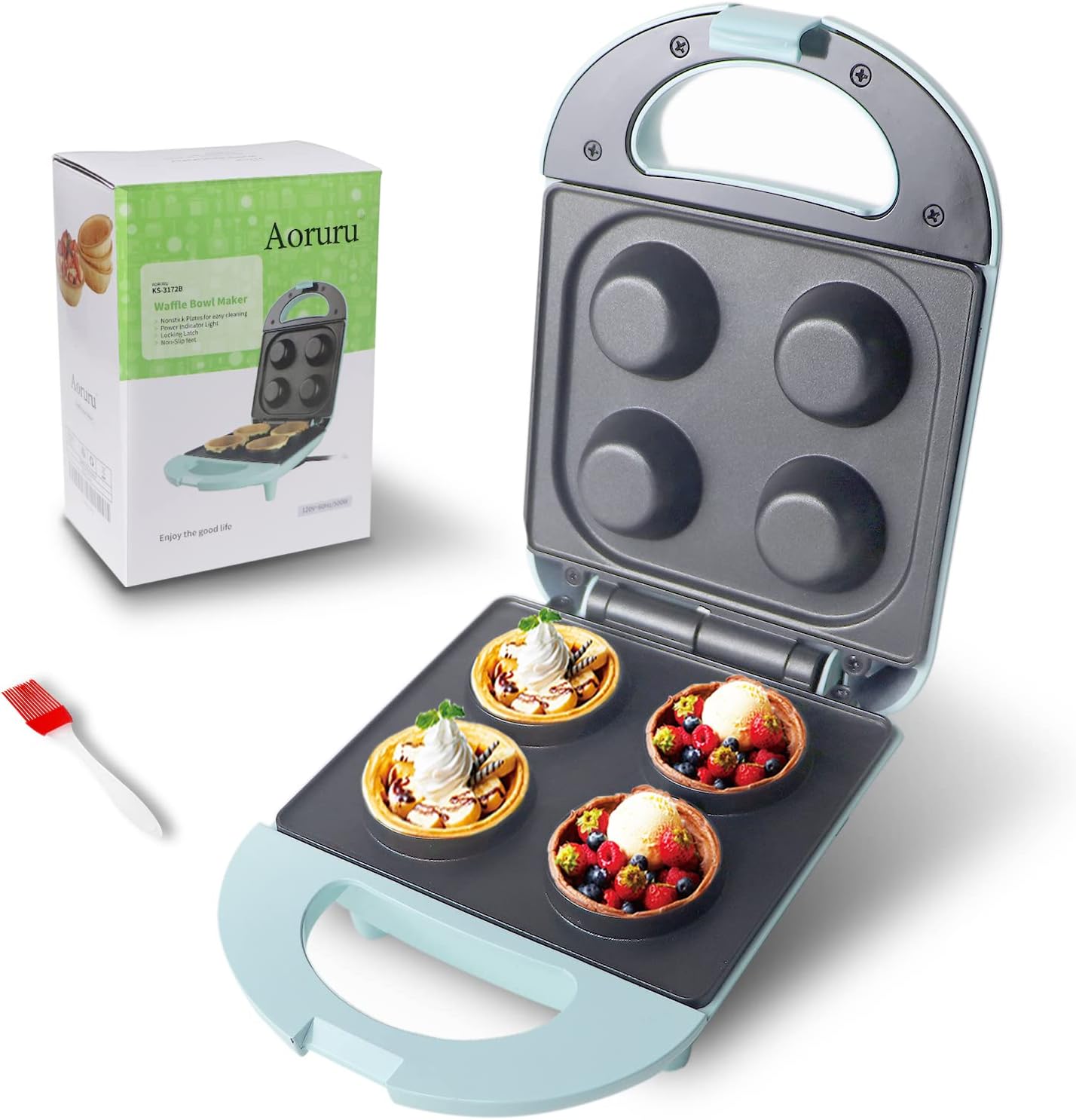 Amazon.com: Mini Bundt® Cake Maker Aqua: Home & Kitchen