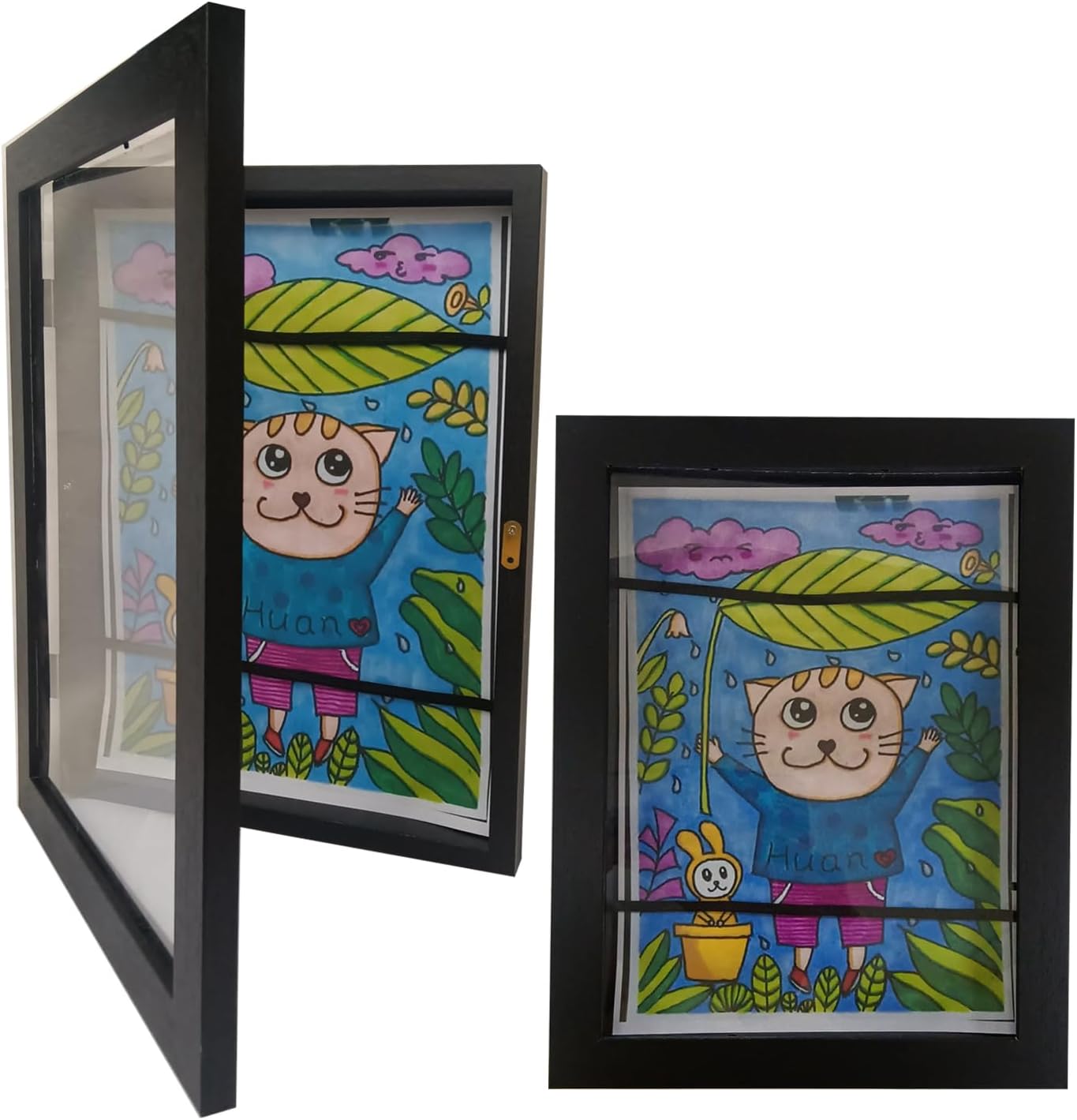 Amazon.com: SHERY Kids Art Frames Front Opening Kids Artwork Display ...