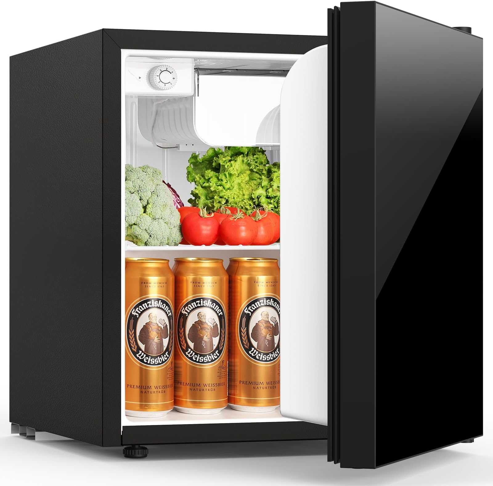 Amazon.com: COWSAR Compact Refrigerator, 1.62 Cu Ft, Mini Refrigerator ...