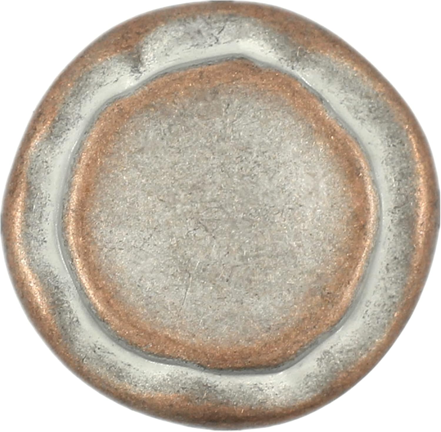 Amazon.com: Bezelry 12 Pieces Rustic Circles Metal Shank Buttons. 23mm ...