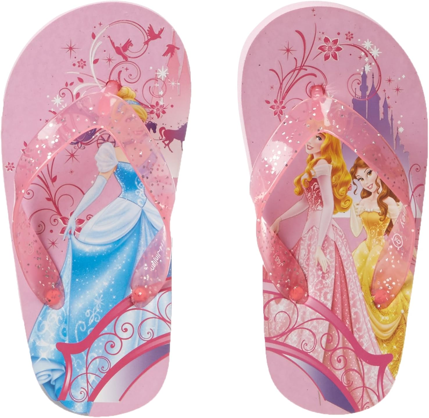 Amazon.com | Disney Princess Flip Flop (Toddler/Little Kid/Big Kid ...