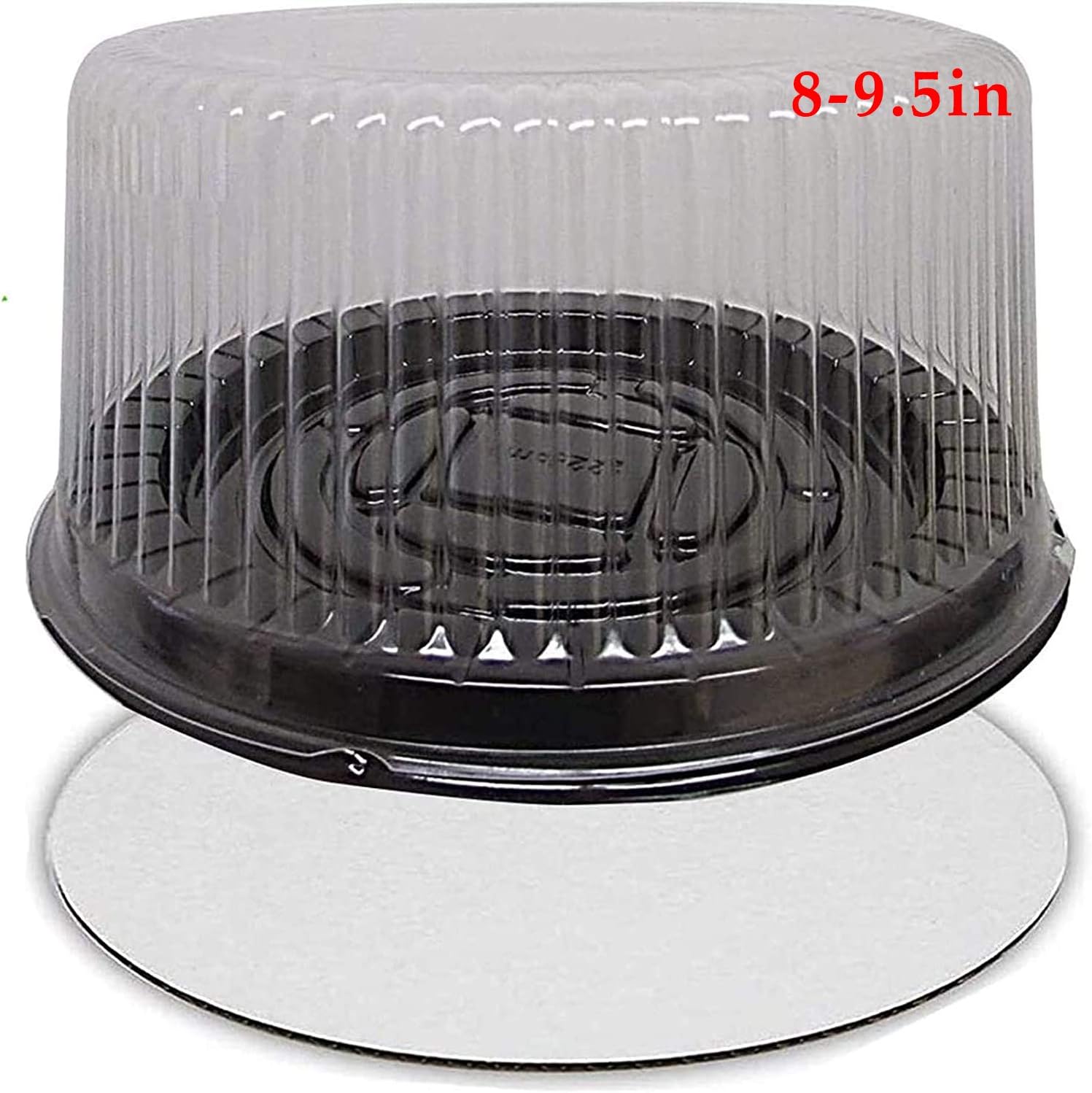 Amazon.com: 10-inch Cake Container, Plastic Disposable Cake Containers ...