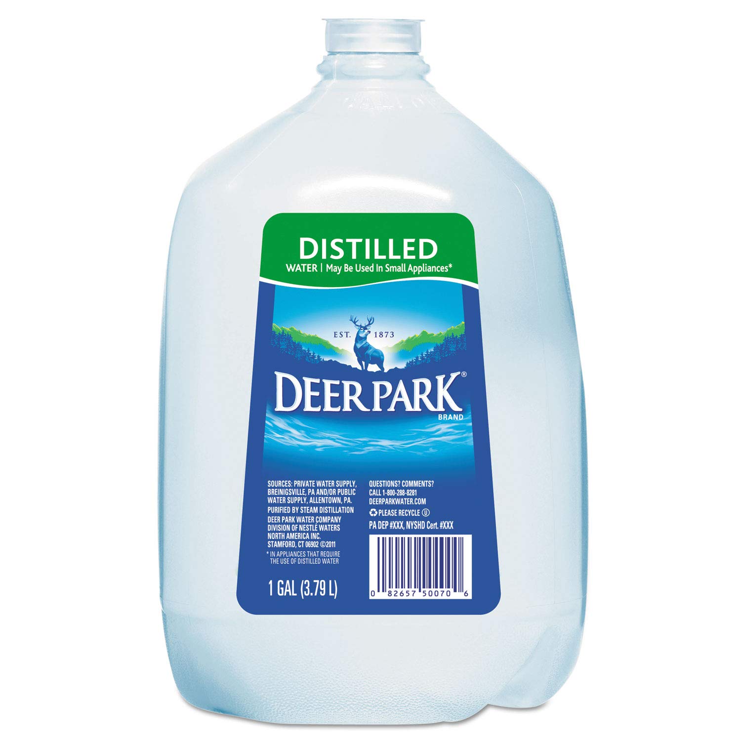 Amazon.com: Deer Park Distilled Water - 1 Gallon Jugs (Case of 4 ...