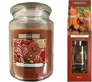 Wickford Scented Reed Diffuser & Candle Room Fragrance Set ...