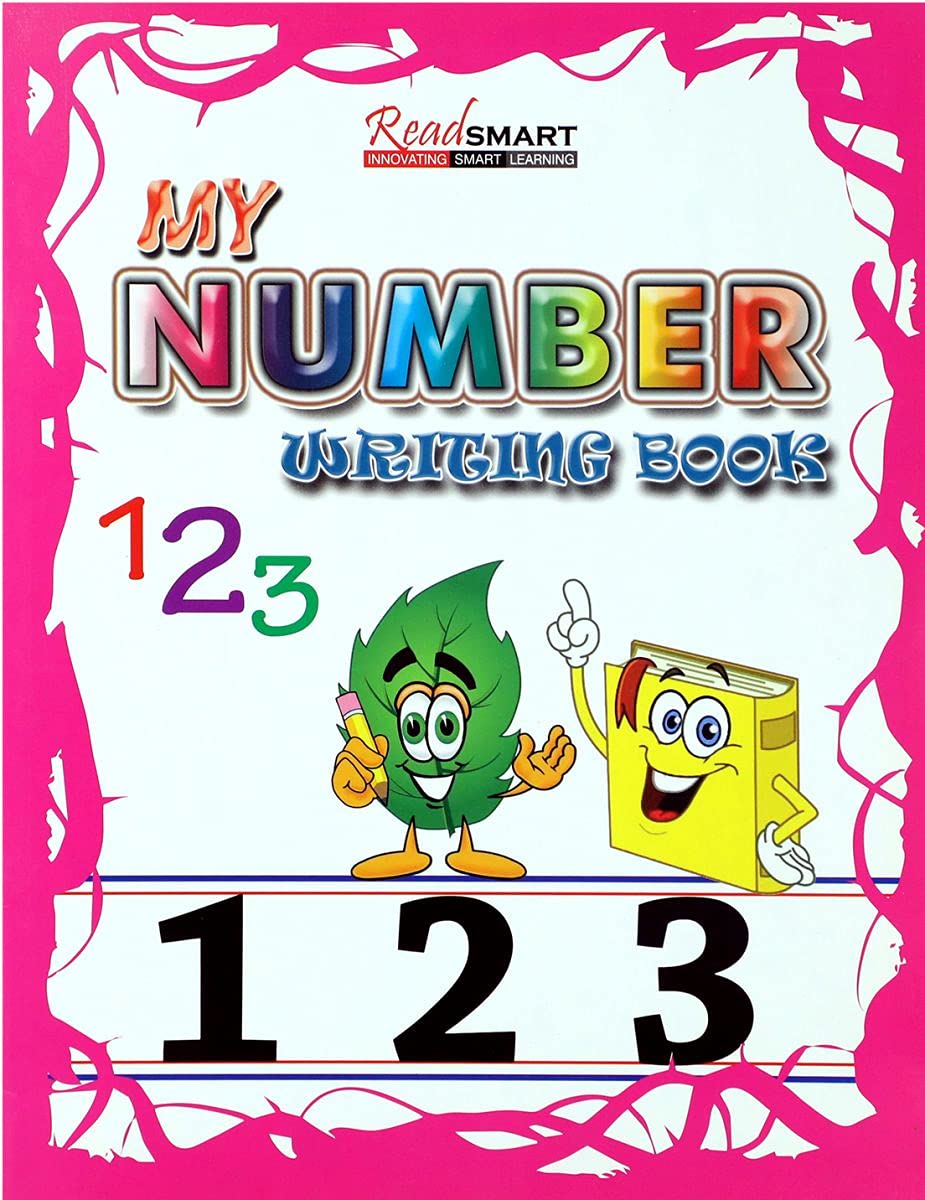 كتاب My Number Writing Book لتعليم 123 من ريد سمارت : Read Smart: Amazon.eg