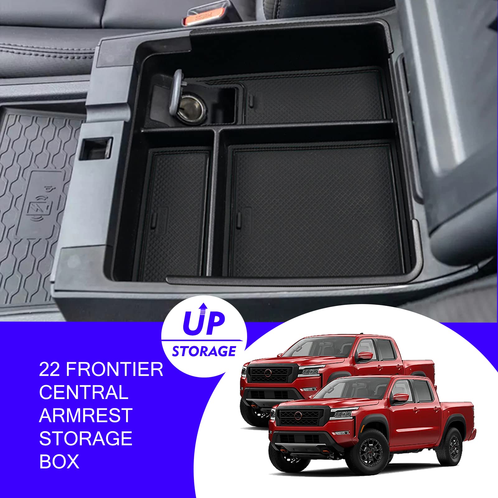 Snapklik.com : 2024 Frontier Center Console Organizer Tray For Nissan ...