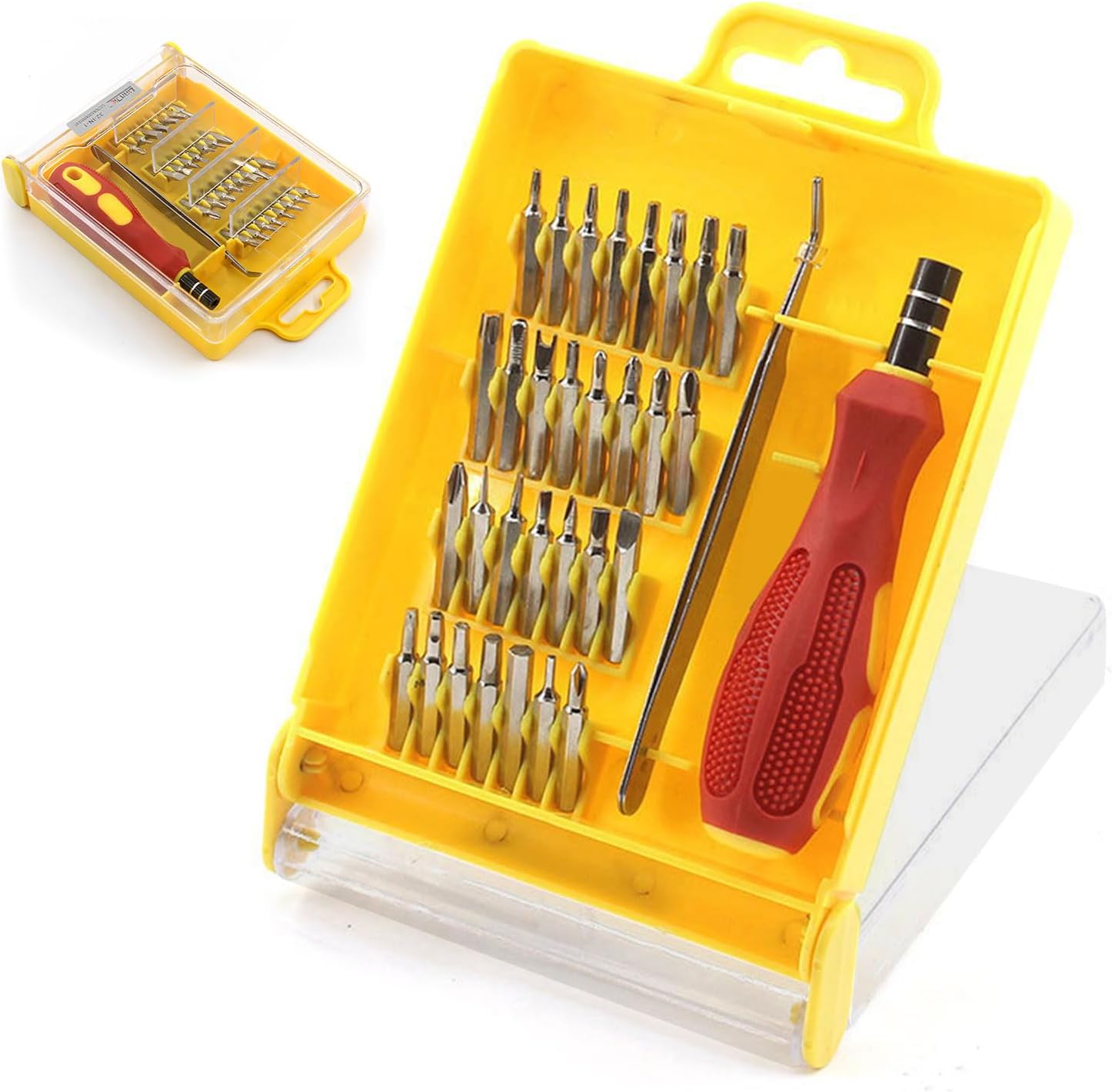 Precision Screwdriver Set, 32 in 1 Steel Screwdriver Kit with 30 ...