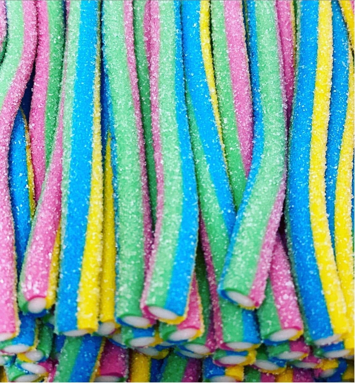 Krazy Kandi Fizzy Rainbow Pencil Sweets – 1.2kg Bulk Tub | Soft & Chewy ...