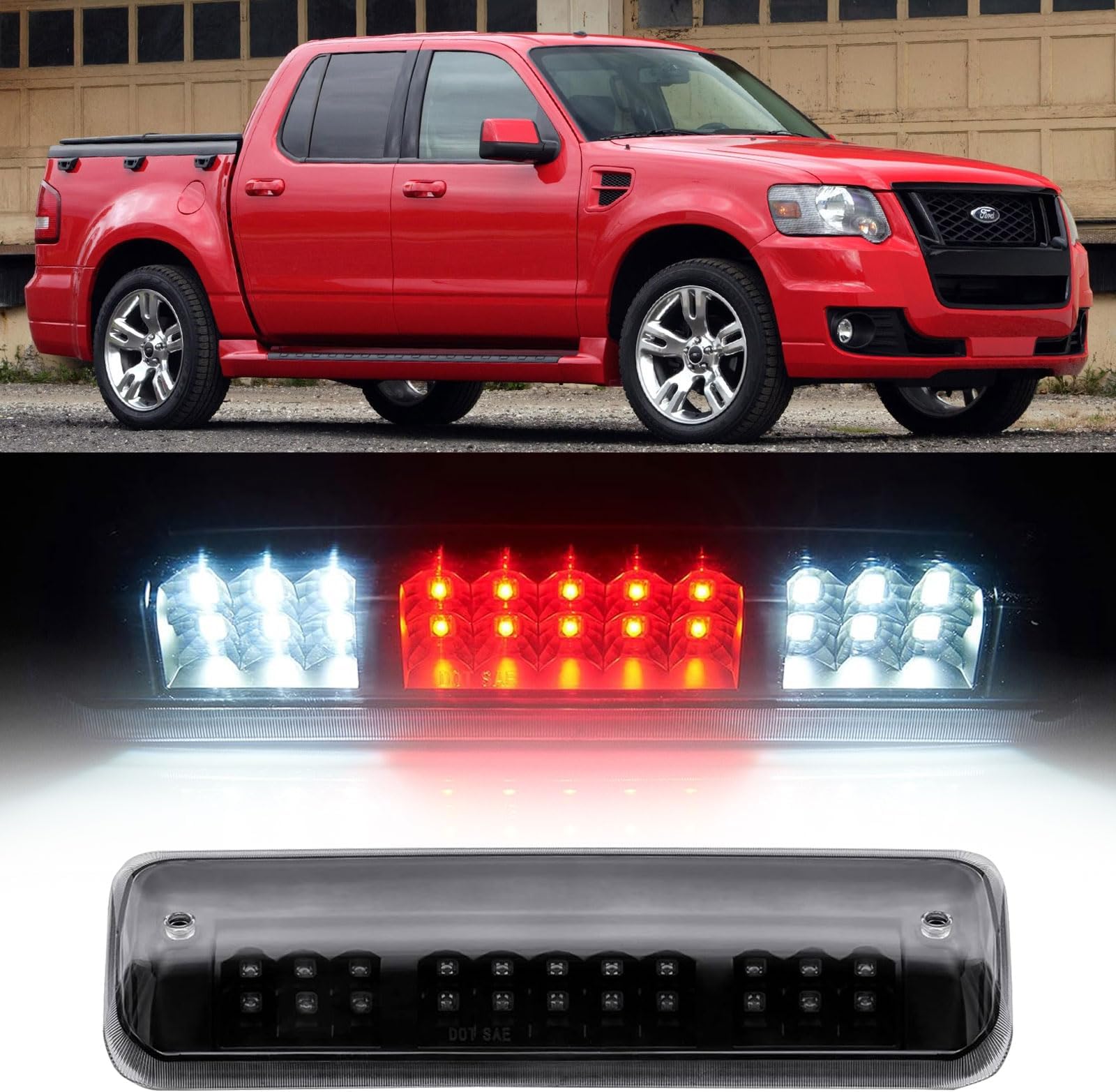 Amazon.com: LED Third 3rd Brake Light Replacement for 2004 2005 2006 ...