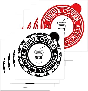 Amazon.com: 50 Pack Alcohol Protection Drink Cup Cover Protector ...