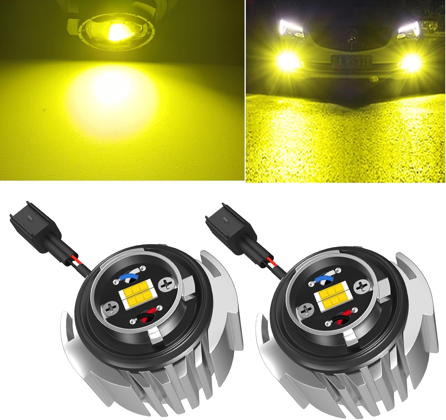 L1B LED Front Fog Light Bulbs for 2020+ Toyo'ta C-HR Highlander Corolla ...