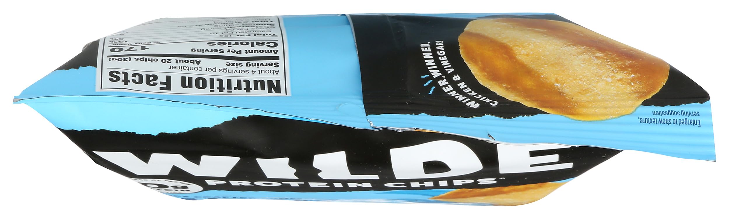 Snapklik.com : Wilde Snacks Chips Protein Seasalt Vingar 4 OZ
