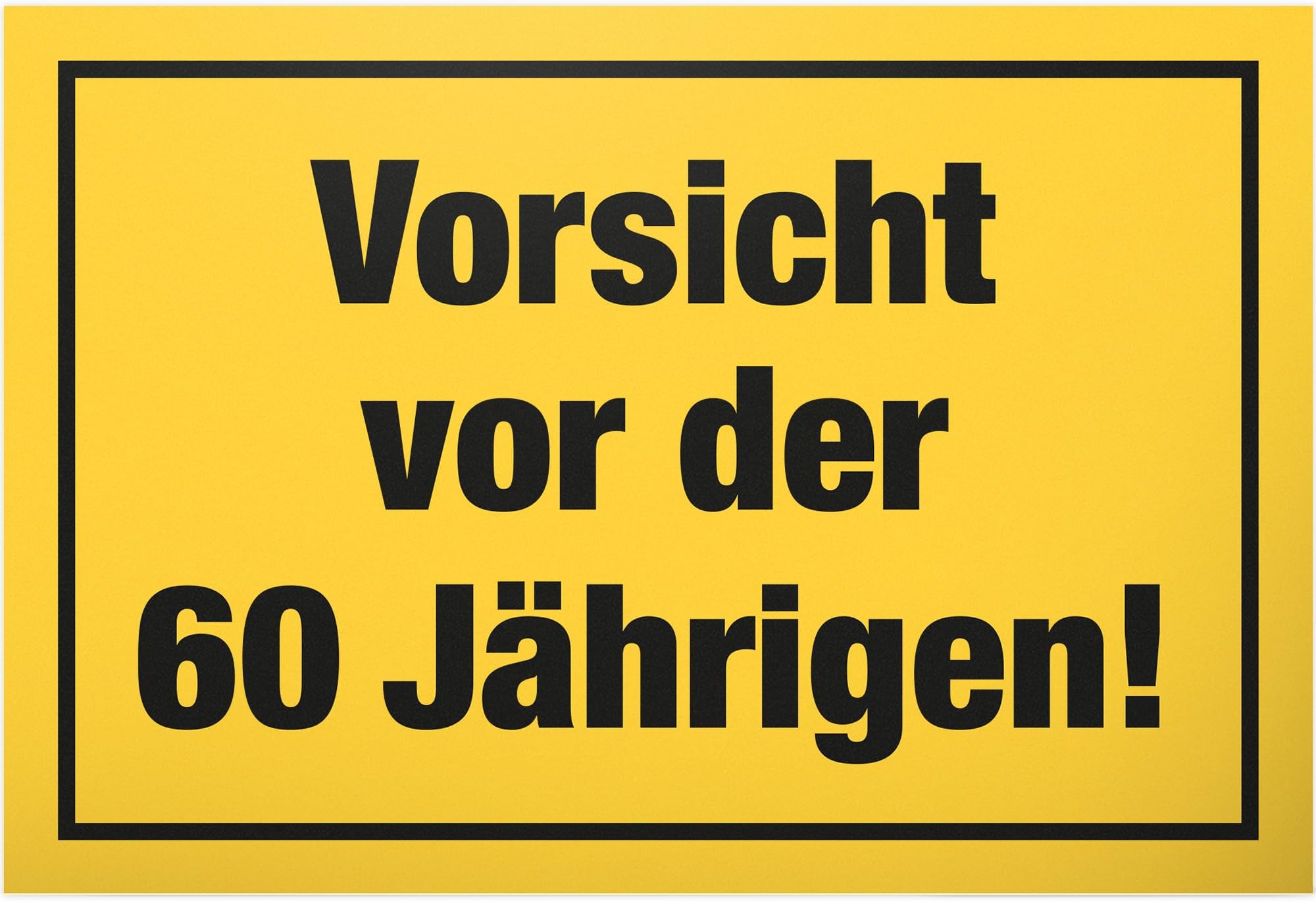 Amazon.de: DankeDir! Freilaufende 60 Jährige - Schild 30 x 20 cm ...