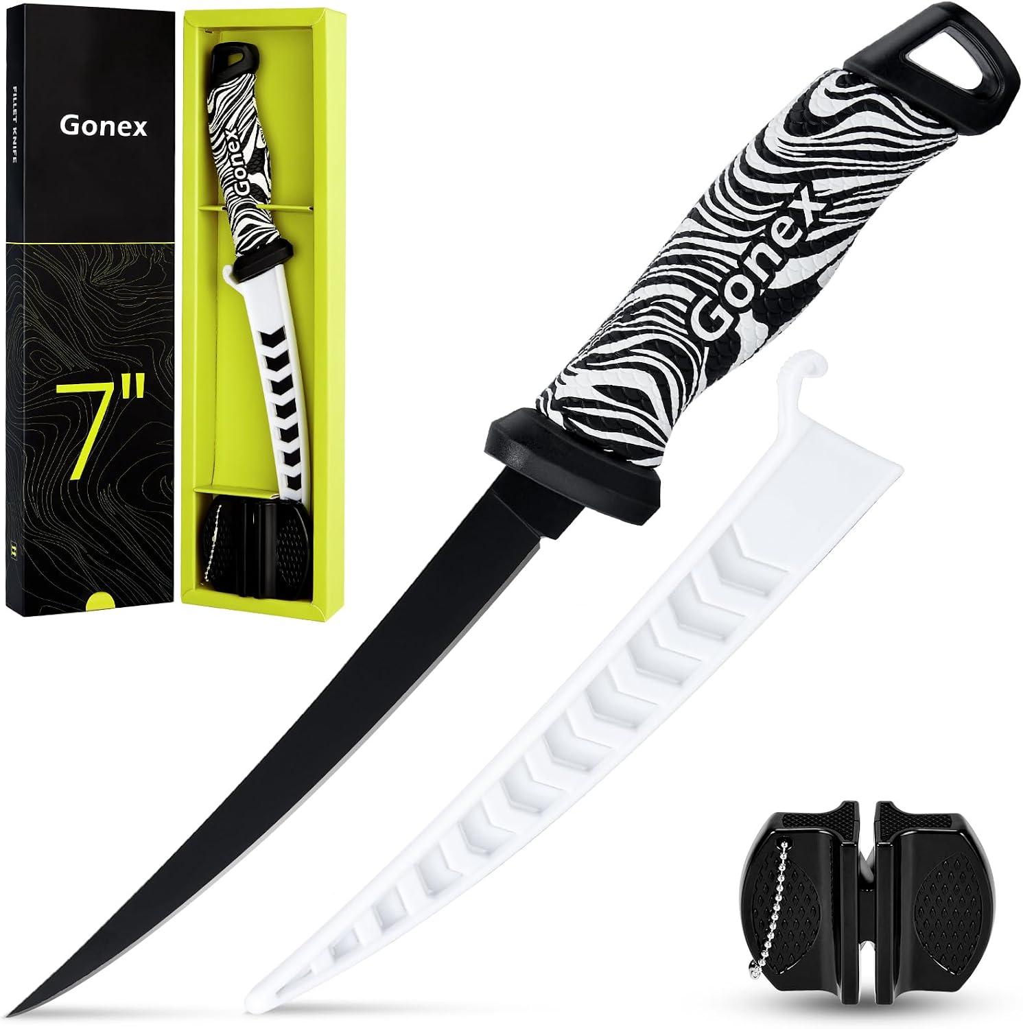 Gonex Filetiermesser Fisch Angelmesser Fischmesser Ausbeinmesser ...