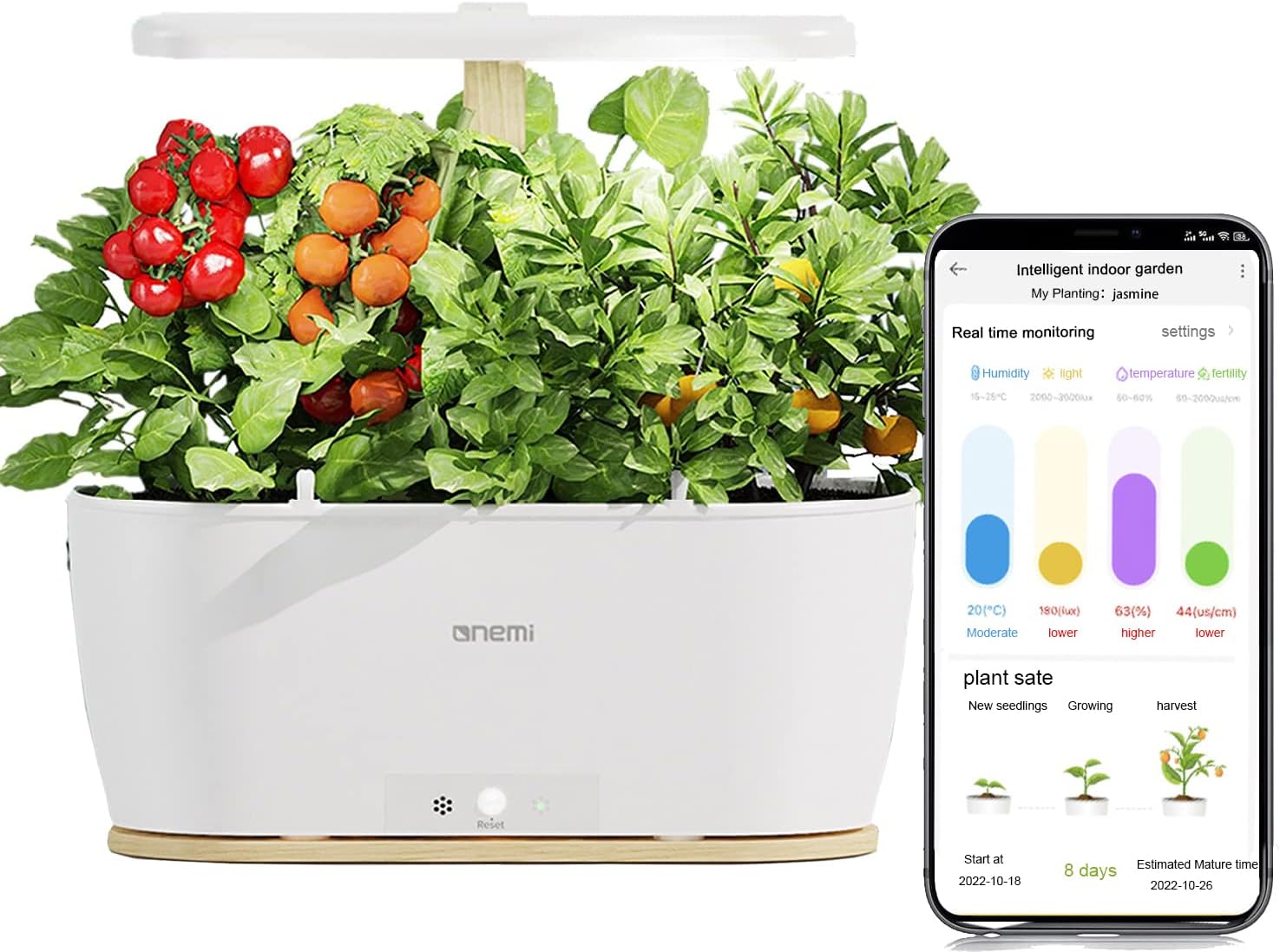 Amazon.com: Smart Planter Sprout with Gourmet Herbs Seed Pod Kit Sprout LED WiFi Connected Smart ...
