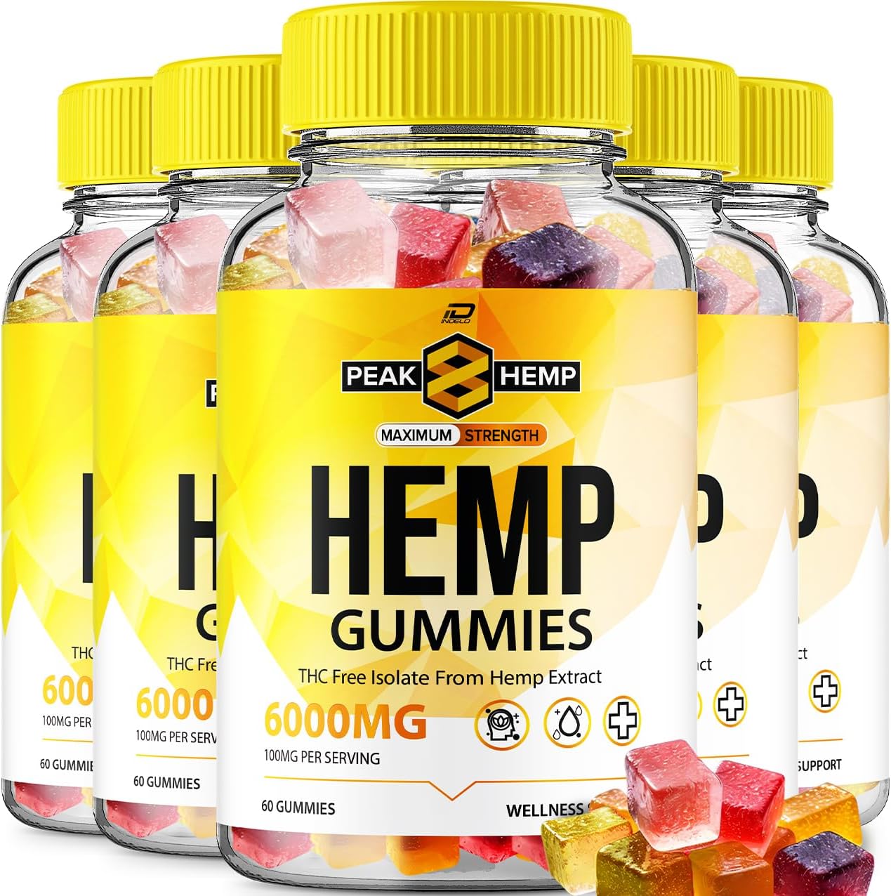 Amazon.com: Peak 8 Hemp Gummies - with Hemp Seed Extract Peak Eight ...