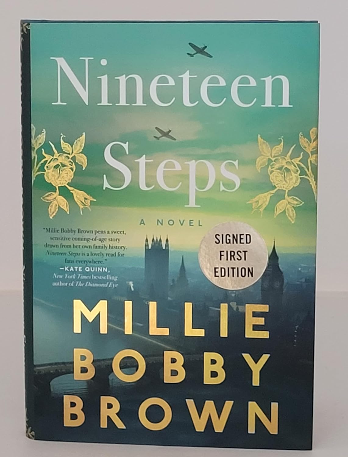 MILLIE BOBBY BROWN signed 'Nineteen Steps: A Novel' Hardcover Book ...