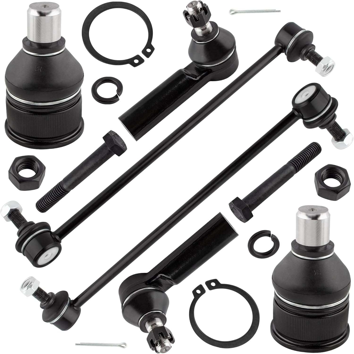 Amazon.com: WEDOAUTO 6Pcs Front Sway Bar End Links + Lower Ball Joints ...