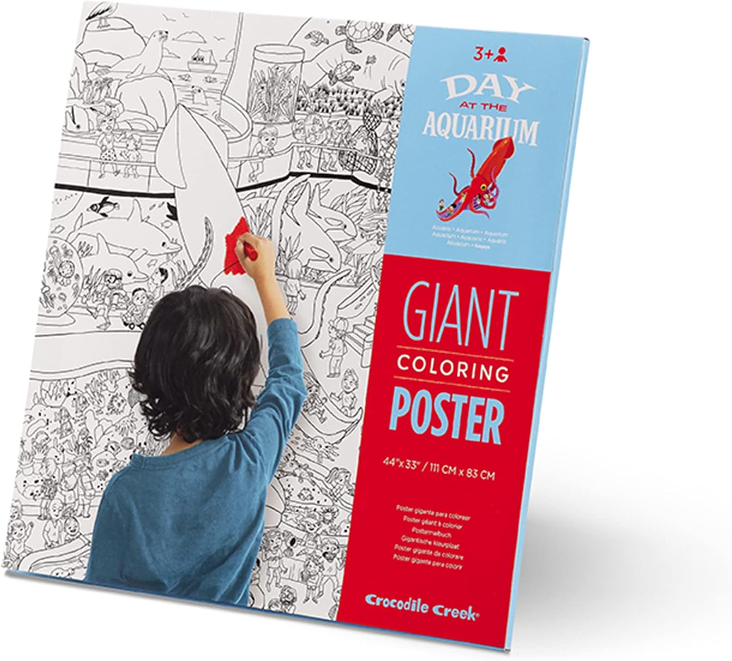Crocodile Creek Giant Colouring Poster For Kids Size 44 x 33 Inches ...