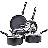 Amazon.com: Calphalon Simply Pots and Pans Set, 10-Piece Nonstick Cookware, Hard-Anodized ...