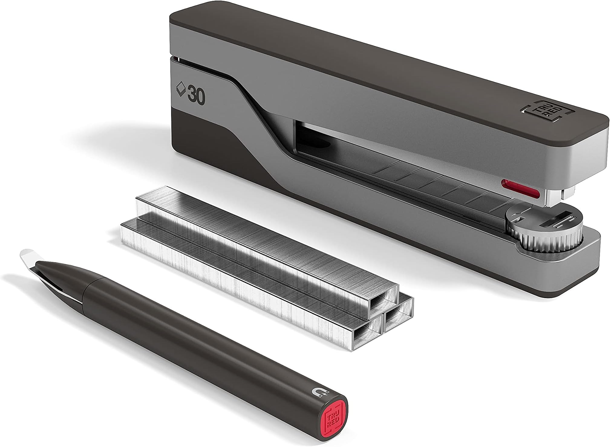 Amazon.com : Staples TRU RED TR58076 Premium Desktop Stapler Kit, 30 ...