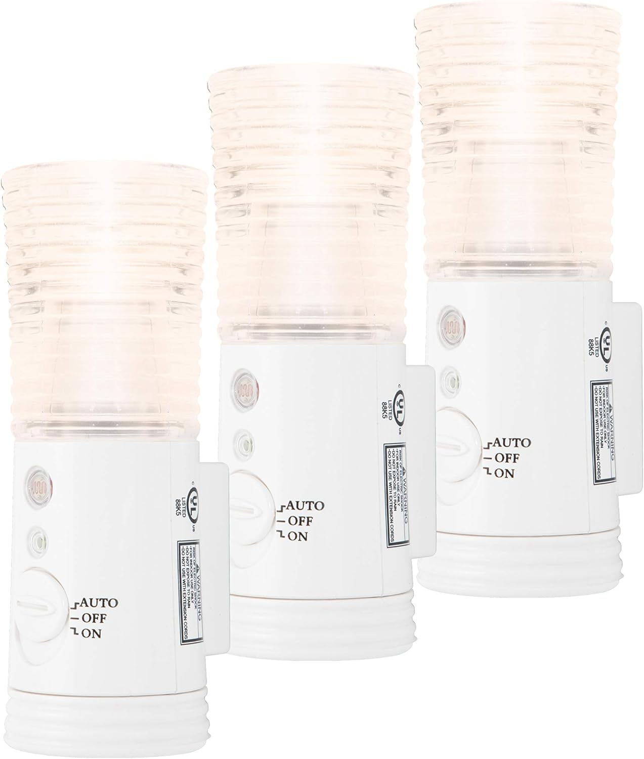 GE Power Failure LED Night Light, Emergency Flashlight, Dusk to Dawn ...