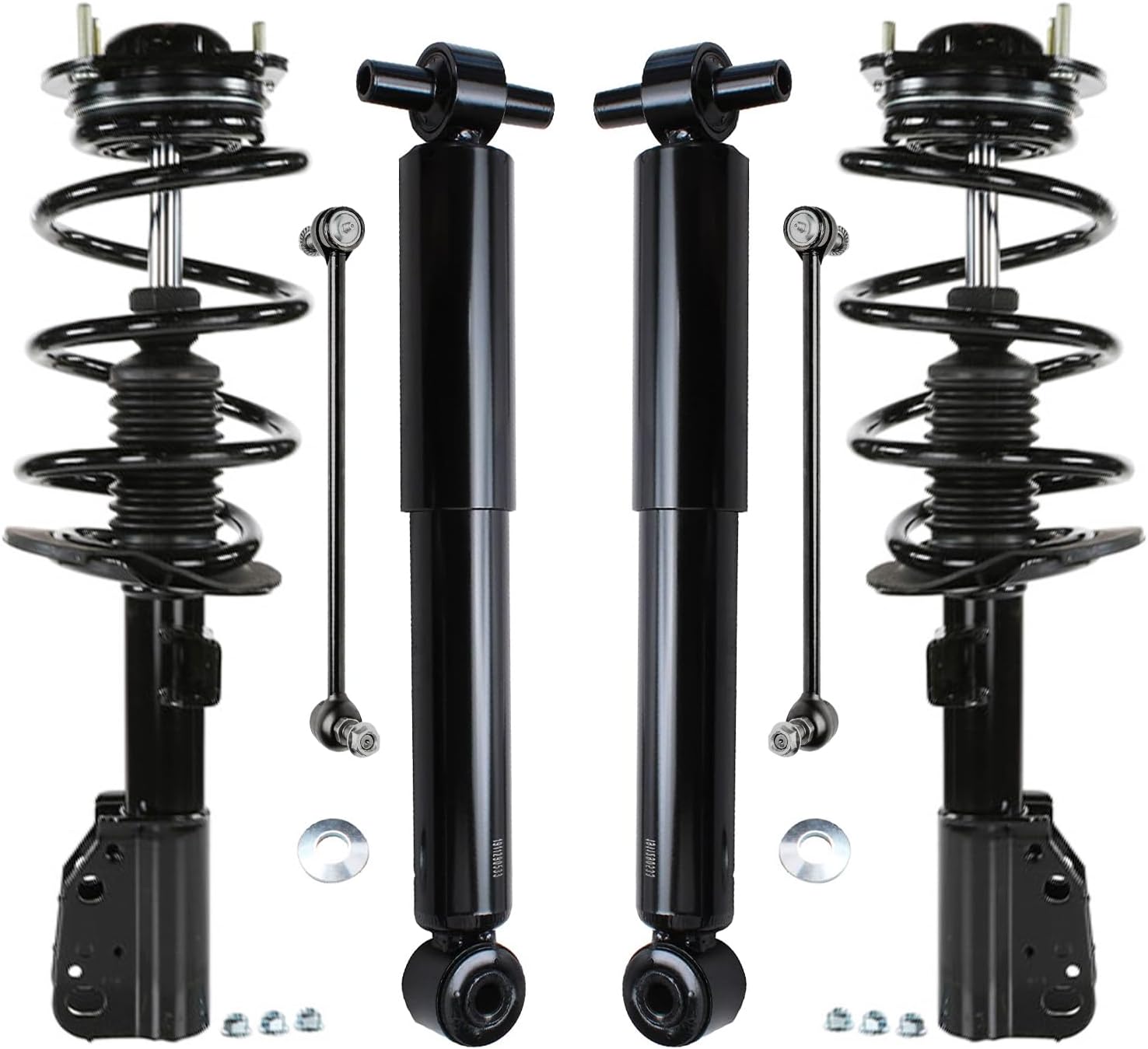 Amazon.com: Detroit Axle - Struts Shocks Kit for GMC Acadia Limited ...