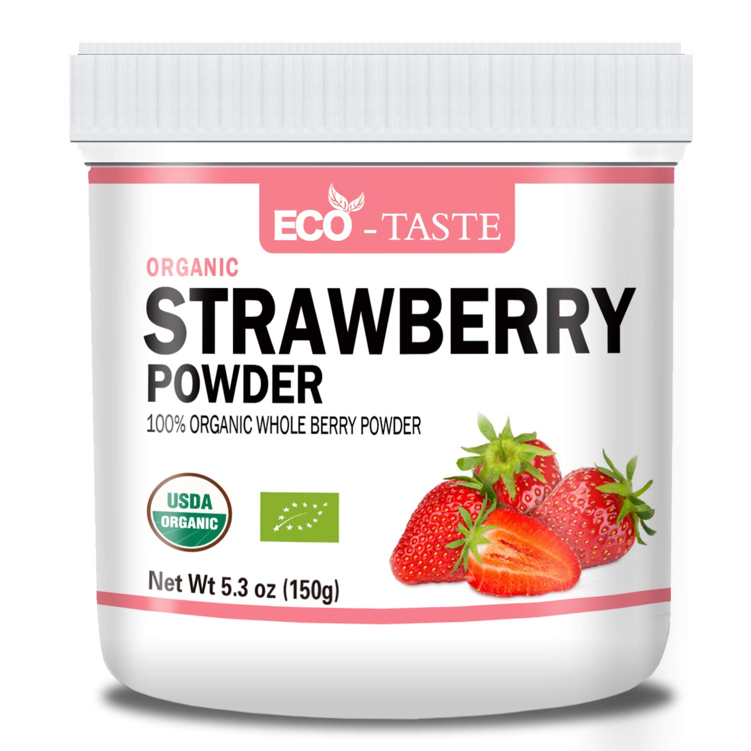 Amazon.com: Organic Strawberry Powder, 5.3oz(150g), Natural Freeze ...