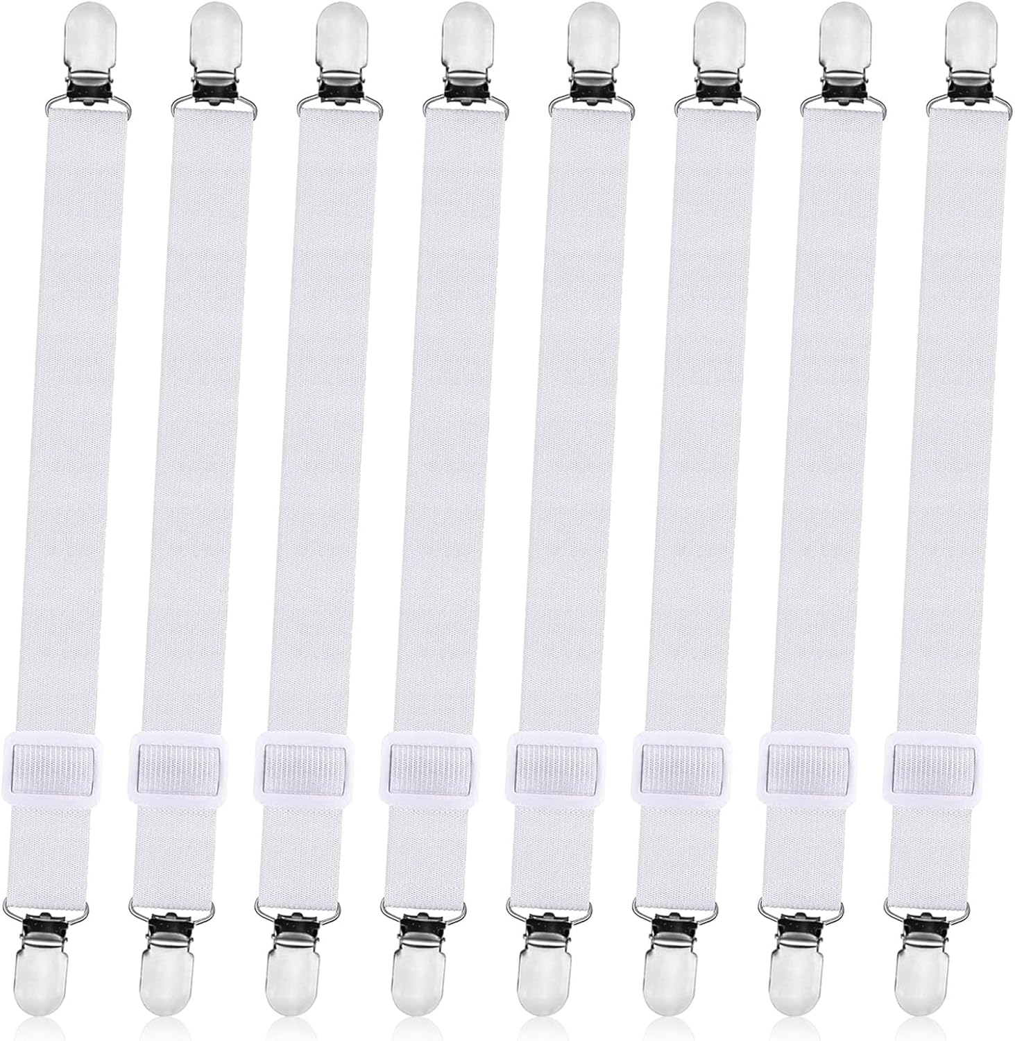 Adjustable Bed Fitted Sheet Straps Holders for Corners Bed Sheet Straps ...