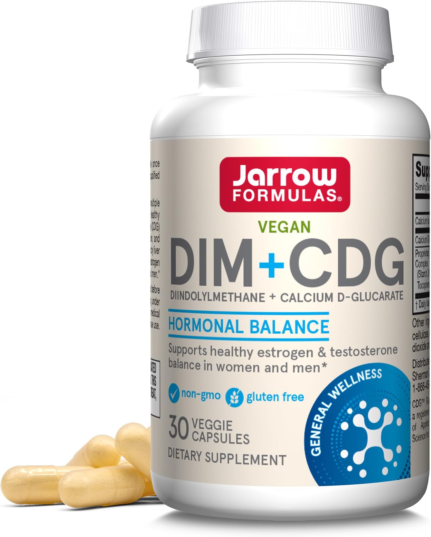 Amazon.com: Jarrow Formulas® DIM + CDG, Dietary Supplement, Liver Detox ...