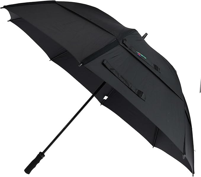 Amazon.com : GustBuster Proseries Gold 62" Black : Best Golf Umbrella ...