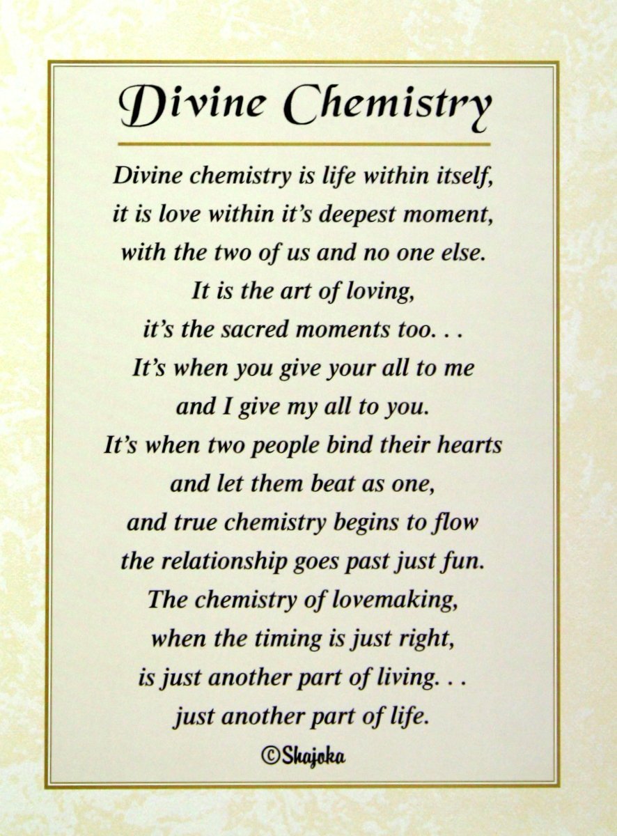 Chemistry Love Poems