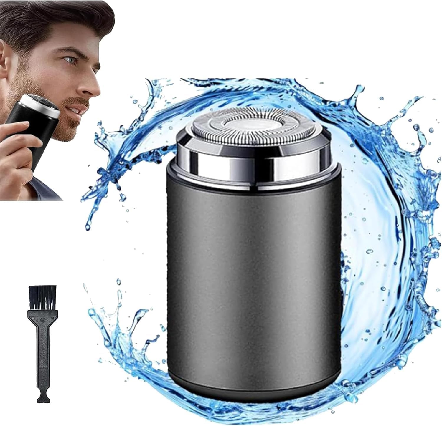 Mini Electric Shaver, Portable Small Electric Razors Man, USB ...