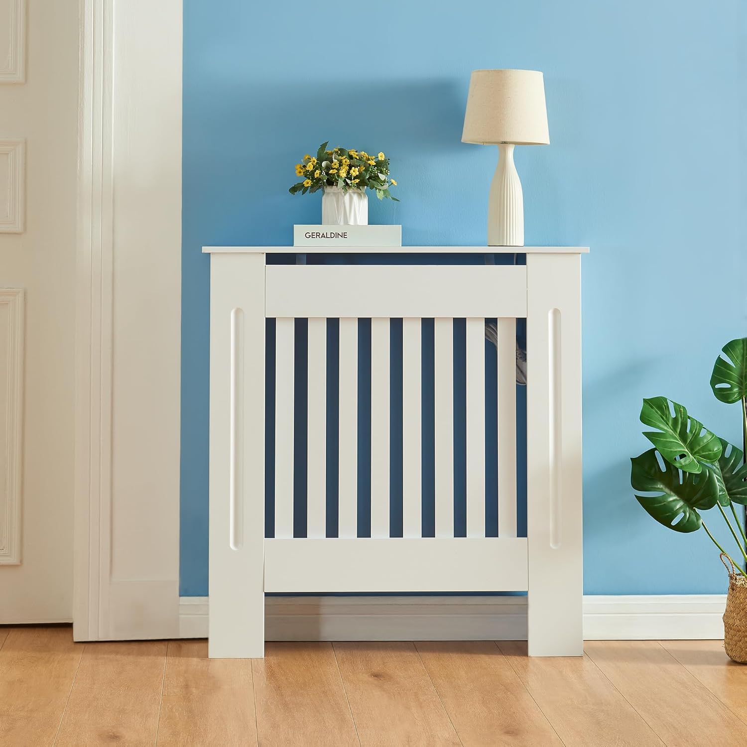 Panana Modern Slatted Radiator Cover, Slatted Cabinet Radiator Covers ...