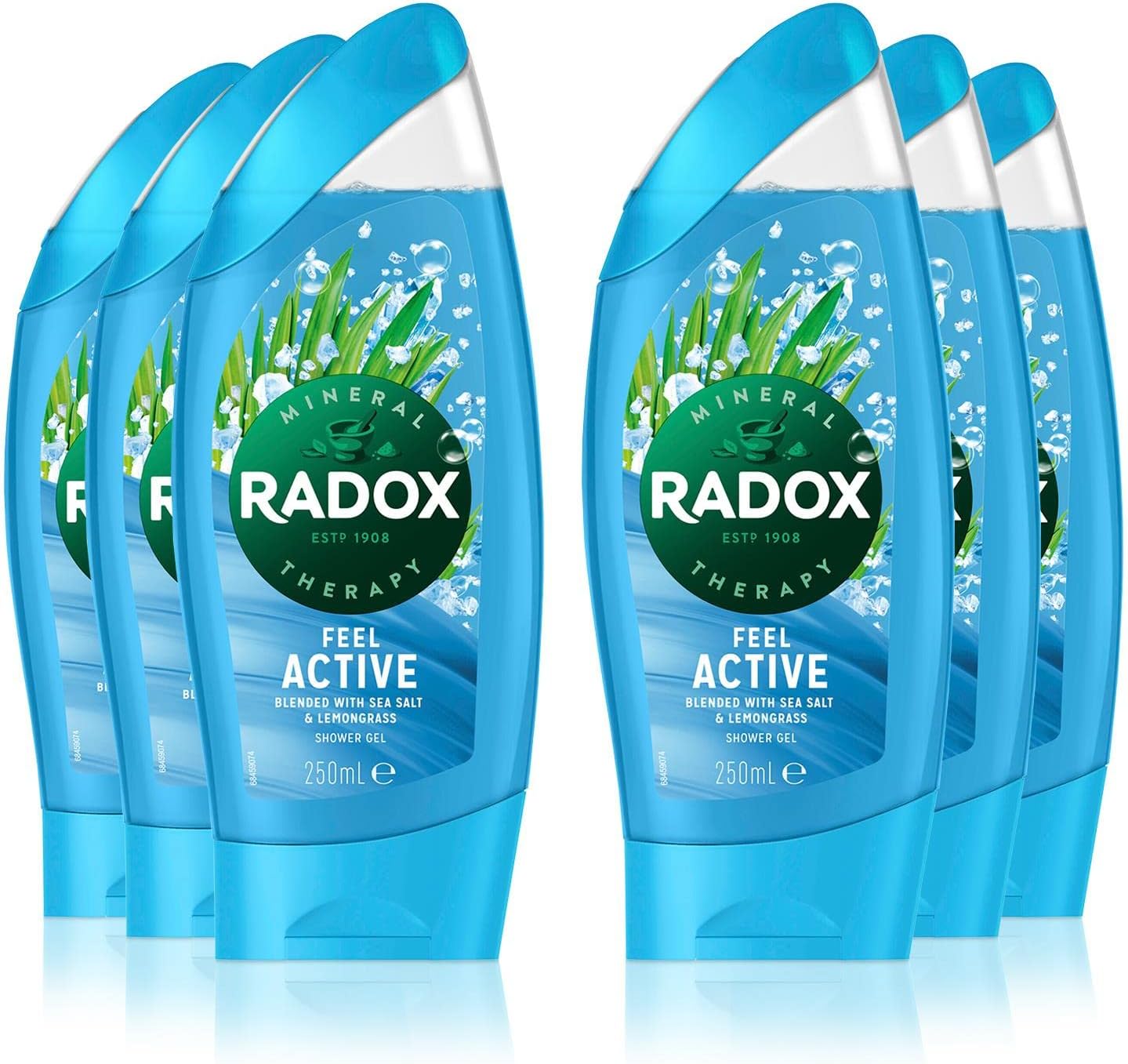 Radox Feel Good Fragrance Active 2in1 Shower and Shampoo 250ml Pack of ...