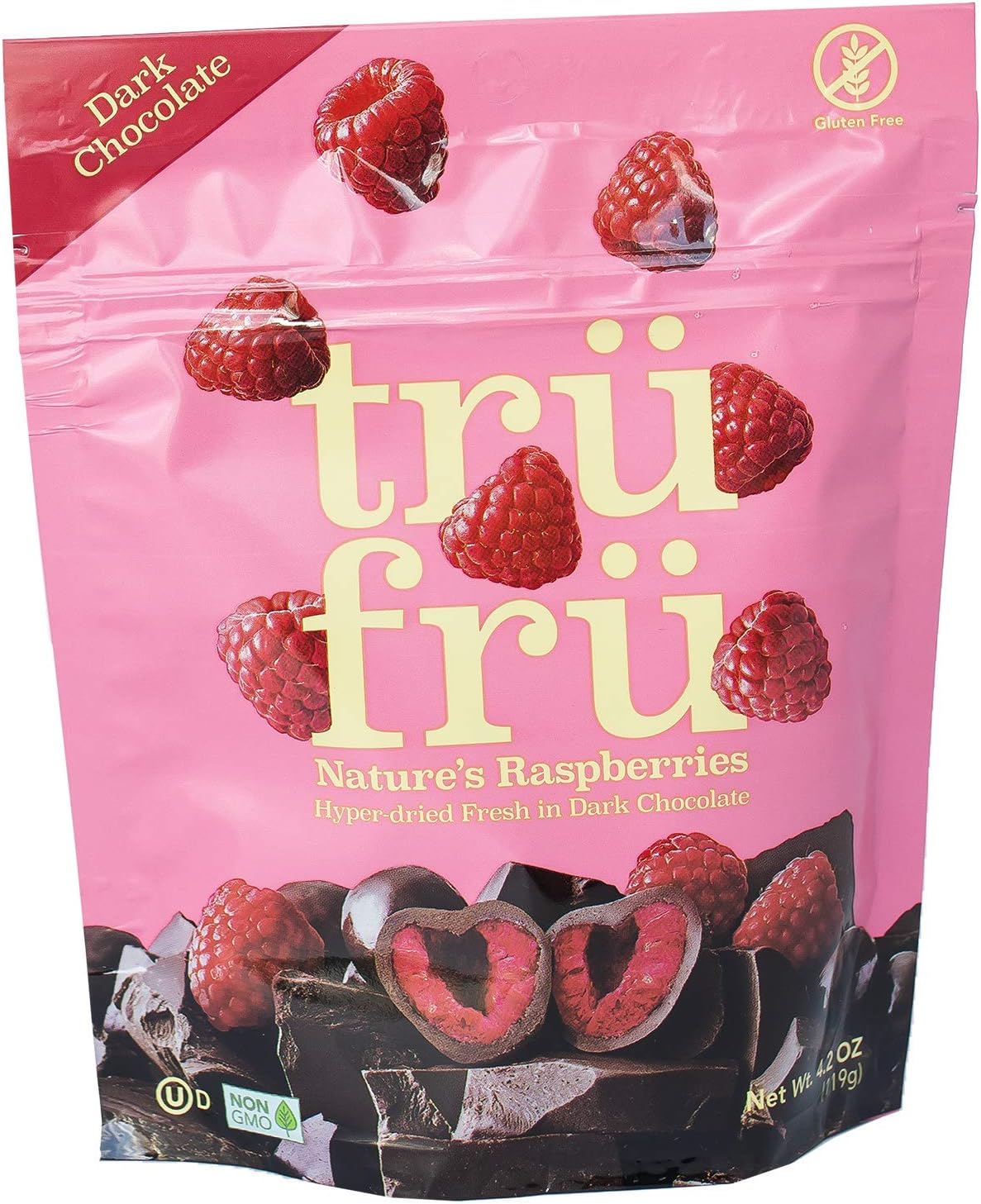 Amazon.com: Tru Fru Nature's Raspberries Hyper-Dried Fresh in Dark ...
