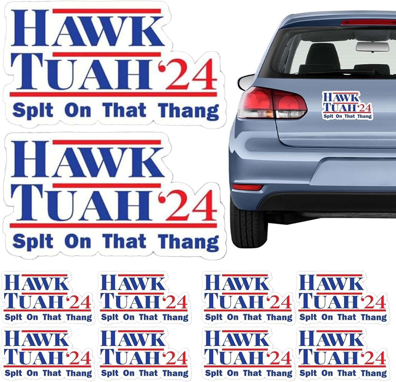 Hawks Tush Car Stickers - 10 Funny Hawks Tush Prank Decals | Creative ...