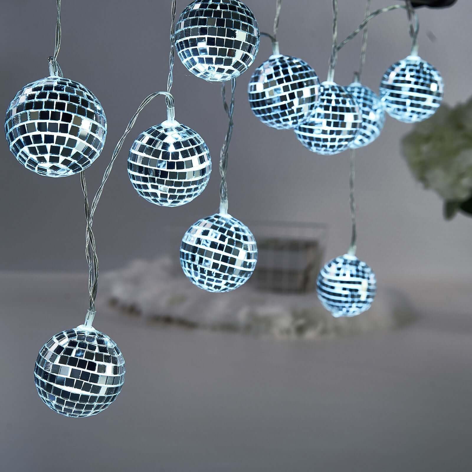 Amazon.com: Brite Star 11 ft Disco Ball String Lights - Novelty ...