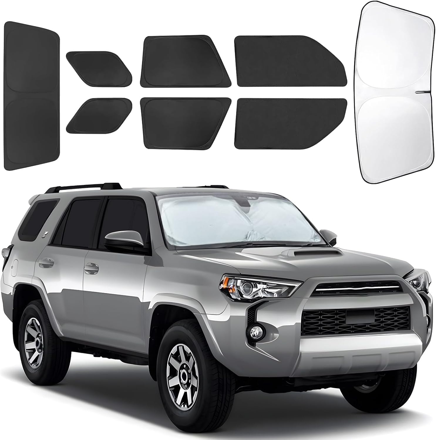 Amazon.com: for Toyota 4Runner 2010-2024 Car Window Shades, 8pcs ...
