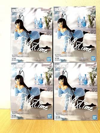 Amazon.co.jp: Bleach relax time Gisele Jewel Figure Set of 4 : Toys & Games