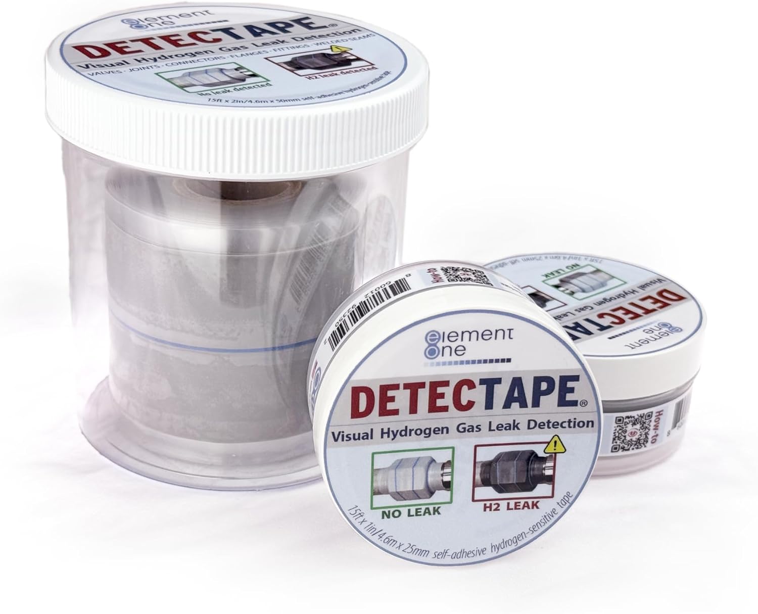Amazon.com: DetecTape® H2 Visual Hydrogen Leak Detector Tape: Hydrogen ...