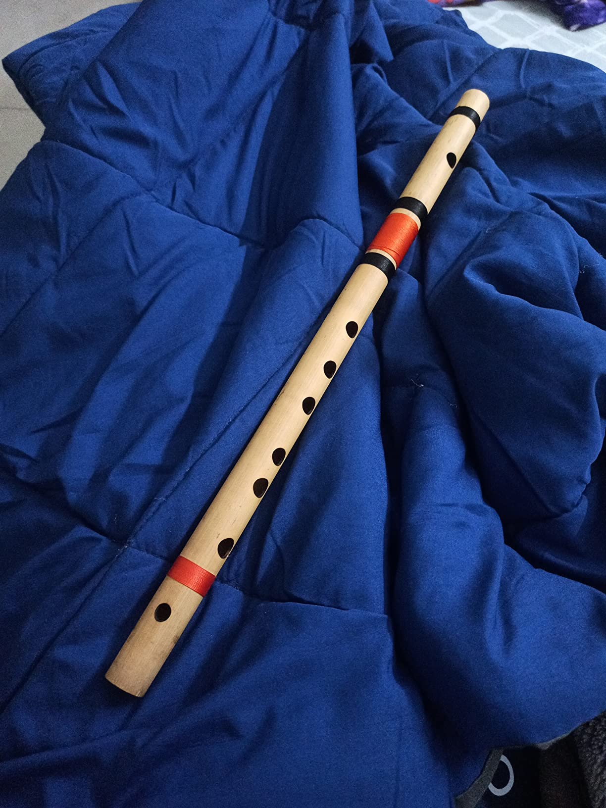Foxit Professional Flutes C Sharp Medium Left Hand Bansuri Size 18.5 ...