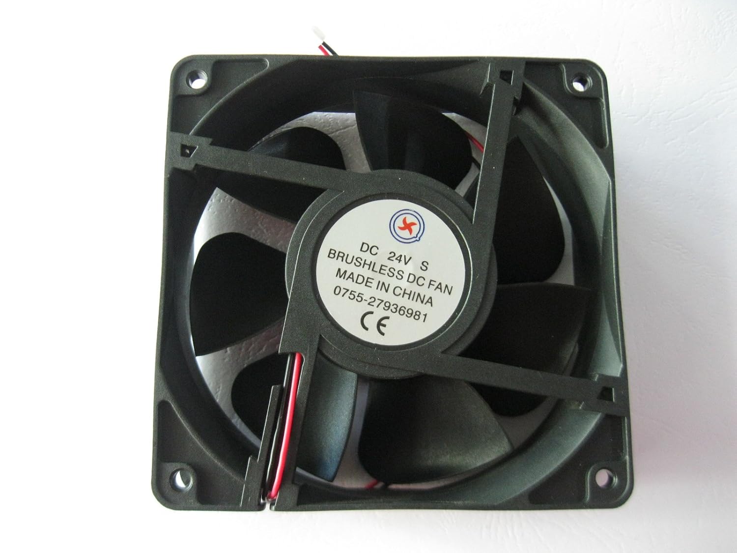 Amazon.com: 1 Pcs DC Fan 24V 12038 2 Pin 120X120X38mm Brushless DC ...