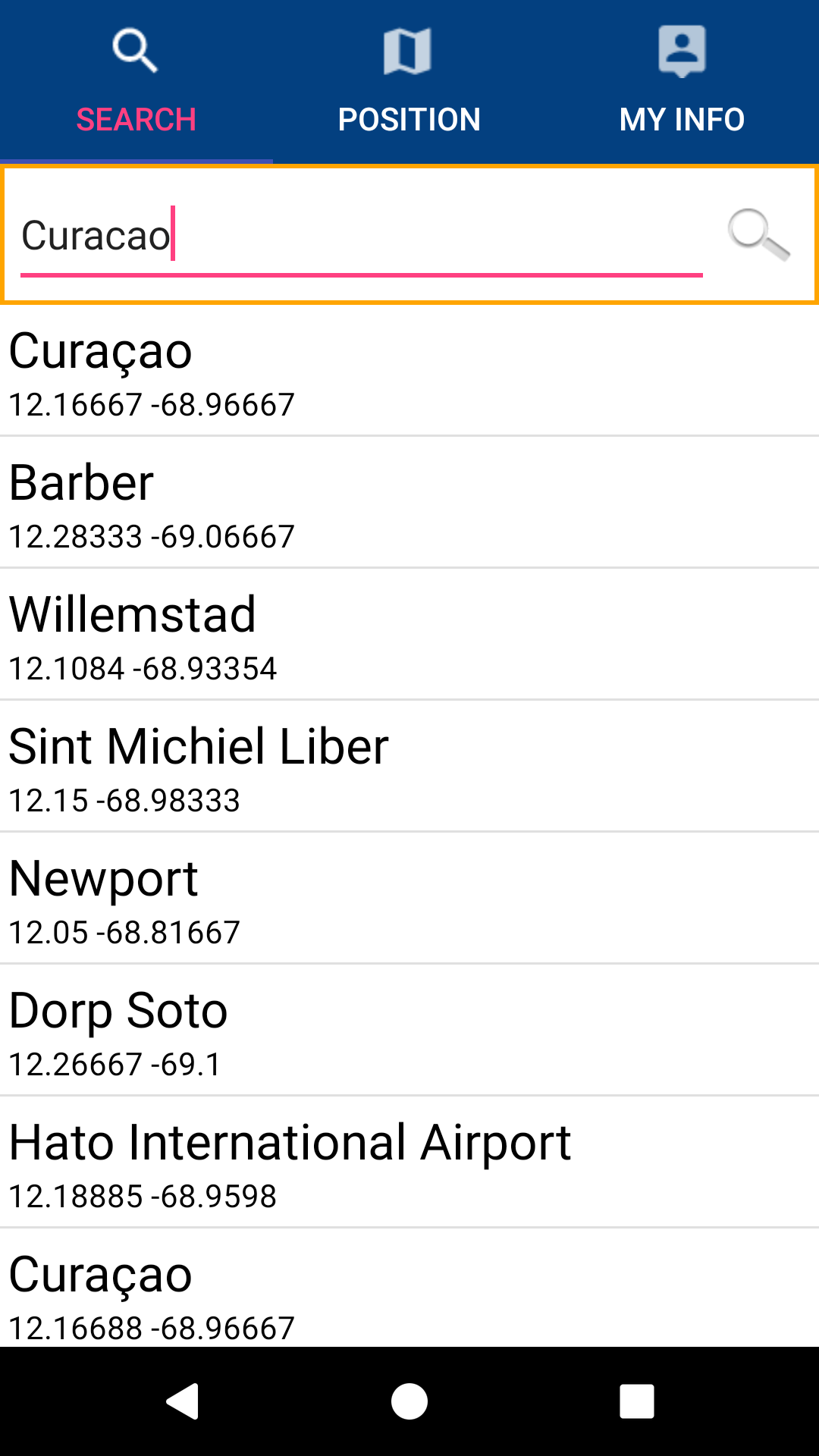 Curacao Gps map navigator - App on Amazon Appstore